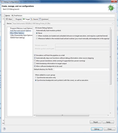 CCS Unable To Connect To Target TMS F After Changing CSM Password Code Composer