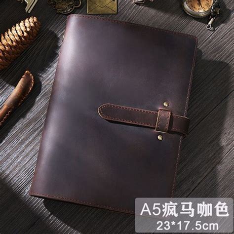 티몬 글로벌 홀세일 A6 A5 소가죽 수첩 노트 6공 다용도 다이어리 루스 리프 빈티지 메모 사업일지 데일리 문구사무용품