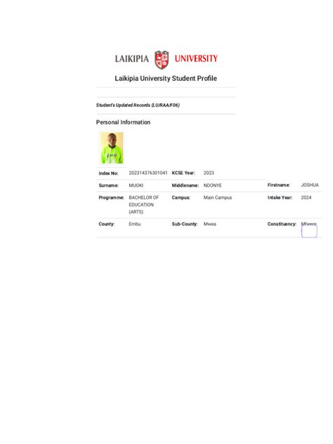 Laikipia University Pdf