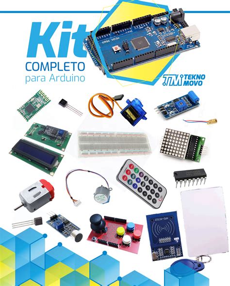 kit arduino mega bluetooth motor led y mas teknomovo 2025