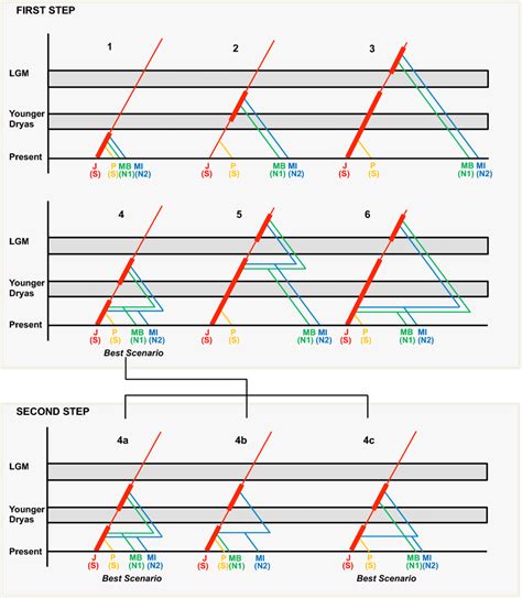 Diagrams Of All Candidate Scenarios Tested In The Hierarchical Download Scientific Diagram