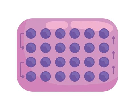 Birth Control Pills Health Icon Isolated 47642288 Vector Art At Vecteezy
