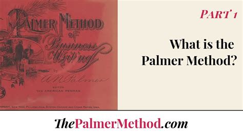 Palmer Method Intro Series Part 1 What Is The Palmer Method