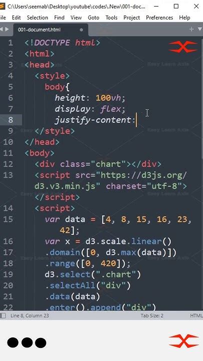 Bar Chart Html Css And Javascript Youtube
