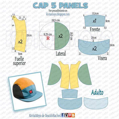Cap 5 Panels Gorra Con Visera