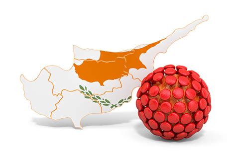 키프로스 개념의 바이러스 흰색 배경에 격리 된 3d 렌더링 3차원 형태에 대한 스톡 사진 및 기타 이미지 3차원 형태 감기와 독감 개념 Istock