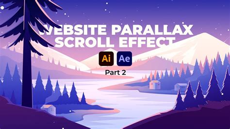 Website Parallax Scroll Effect Part 2 After Effects Tutorial Youtube