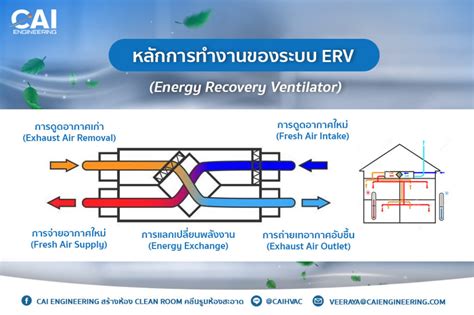 เครื่องแลกเปลี่ยนอากาศ Erv Energy Recovery Ventilator ระบบระบายอากาศ ทางเลือกใหม่เพื่ออากาศ