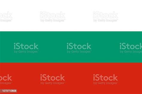 흰색 녹색 및 빨강의 3 색 불가리아수평의 국가 플래그 불가리아 플래그 공식 비율은 올바르게 0명에 대한 스톡 벡터 아트 및 기타 이미지 Istock