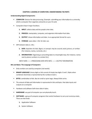 Chapter Understanding AND Assessing Hardware CHAPTER
