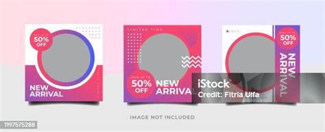 할인 프로모션 판매 및 특별 제공을위한 현대 패션 소셜 미디어 팩 템플릿 모바일 앱용 기하학적 추상적 패턴 프레임 프레임