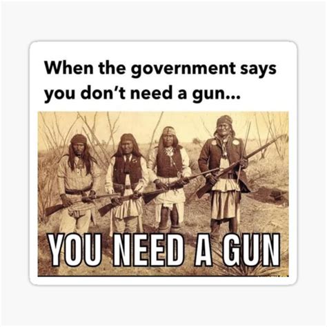 No Gun T Shirt When The Government Says You DonÊ¼t Need A Gun The
