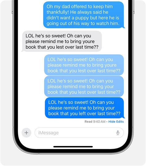 Comment Modifier Des Messages Sur Votre Iphone Assistance Apple Fr