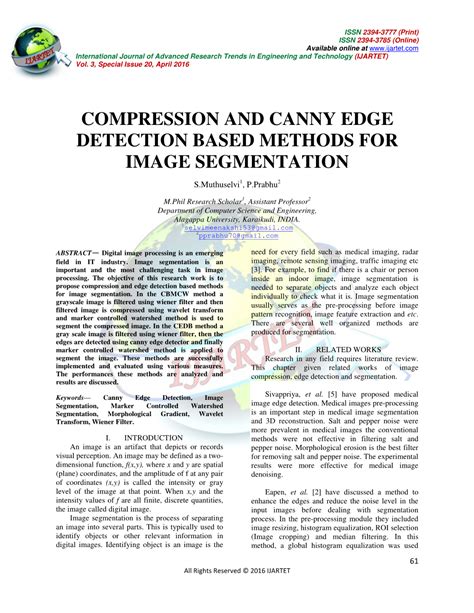 Compression And Canny Edge Detection Based Methods For Image