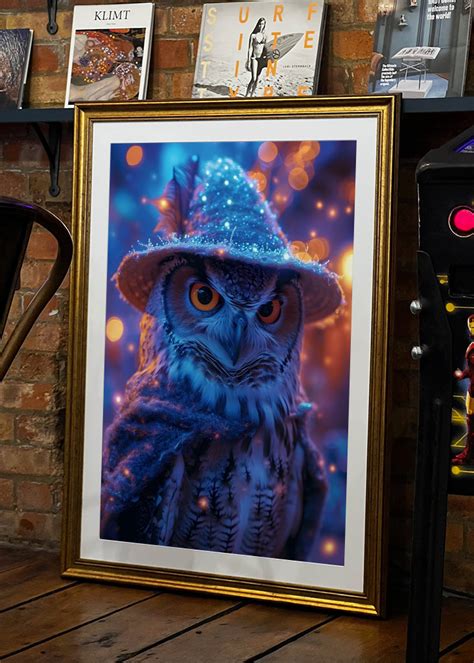 Magic Owl Pósters Y Art Prints De David Godbehere Printler