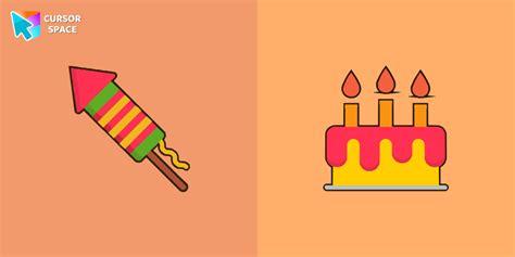 cute cursor cursor birthday cake pack cursor space