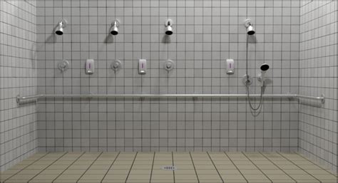 Design Open Communal Shower