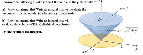 Solved A Write An Integral That Write An Integral That Will Chegg Com
