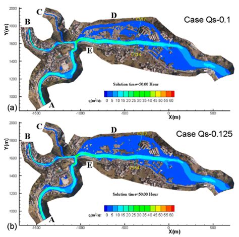 Water Free Full Text Numerical Investigation On A Flash Flood Disaster In Streams With
