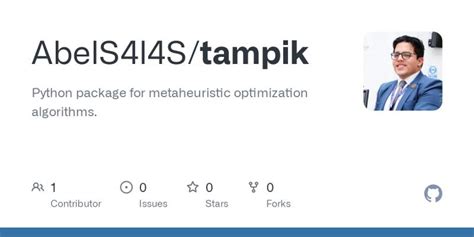 Abel Salas Leal On Linkedin Github Abels4l4stampik Python Package For Metaheuristic