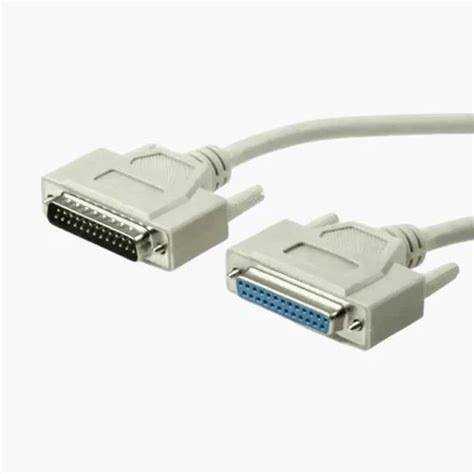 Mak World Db25 Male To Db25 Female 25 Pin Parallel Printer Cable 1 5 Meter White At Rs 199