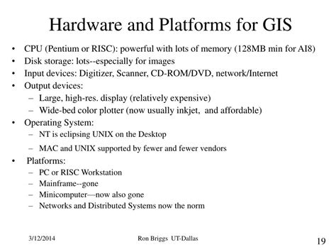 PPT GIS Software Hardware Overview PowerPoint Presentation ID 400299