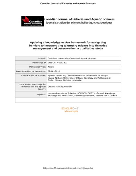 Pdf Applying A Knowledgeaction Framework For Navigating Barriers To