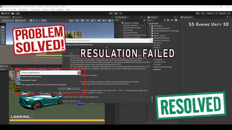 Resolution Failed Unity Force Resolve Solved Youtube