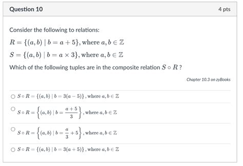Solved Consider The Following To Relations R A B B A Chegg