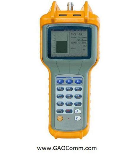 High Performance Digital Signal Level Meter Conducts MER And BER Testing