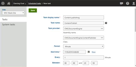 Configure Scheduled Content Publishing For Kentico Mvc Projects Exlrt
