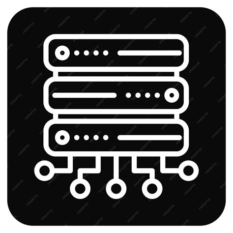Premium Vector Database Network Vector Illustration