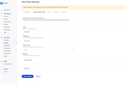 Removing Full Name Requirement From Dev Portal Registration