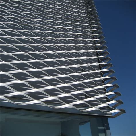 China Architectural Building Expanded Metal Lath Mesh Curtain Wall With Fixing L Type China