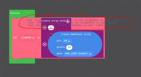 error messages overlap the blocks · issue 330 · microsoft pxt adafruit