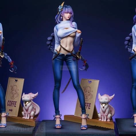 【手辦世界】擺件 動漫模型 遊戲公仔雷電將軍 日常服 31cm 偽qb 爆幹大 Gk翻模 蝦皮購物