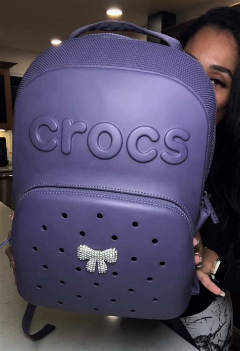 Crocs Classic Backpack In Nightshade Versatile Style Tiktok