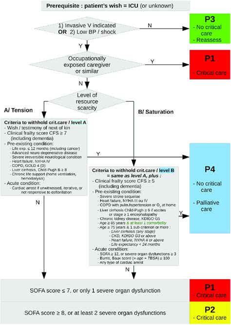 Triage Algorithm For Critical Care Initiation Under Resource Scarcity Download Scientific