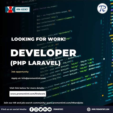 proment international on linkedin hiringdevelopers php laravel