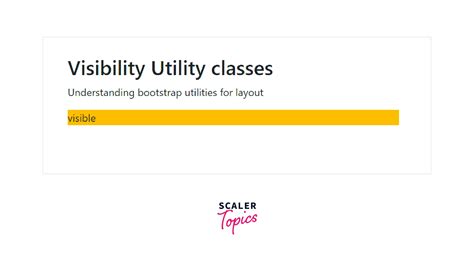 Bootstrap Utilities For Layout Scaler Topics