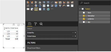 Solved Dax Sum Values Of Orderlines Microsoft Fabric Community