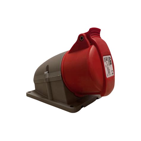 Tomada Industrial Sobrepor 3P+N+T 6H 16A 380V Vermelho IP44 416RS6 ...