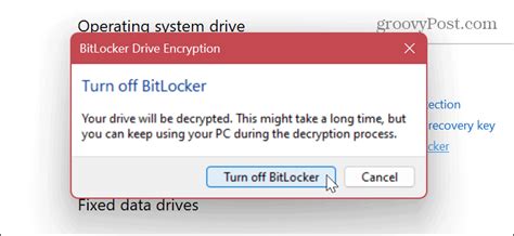 How To Disable Or Suspend BitLocker On Windows 11