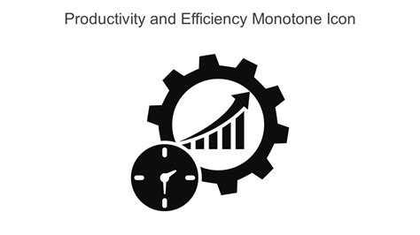 Productivity And Efficiency Monotone Icon In Powerpoint Pptx Png And Editable Eps Format Ppt Slide