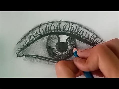 How To Draw A Realistic Drawing Easiest Eye Drawing Tutorial