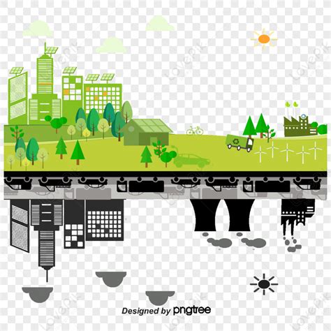 벡터 수질 오염건축도시 Png 일러스트 무료 다운로드 Lovepik
