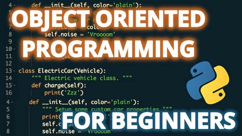 Python Object Oriented Programming Oop Tutorial For Beginners Youtube
