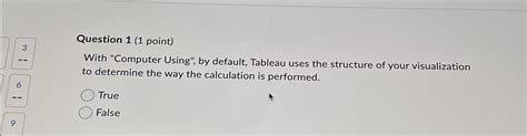 Solved Question Point With Computer Using By Chegg