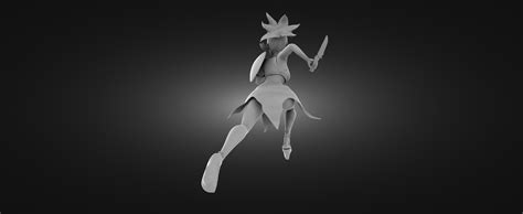 Stl File Girl With Daggers・3d Printable Design To Download・cults