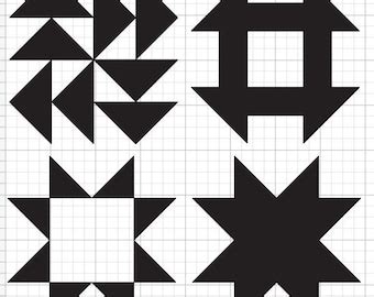 Quilt Block Svg Etsy